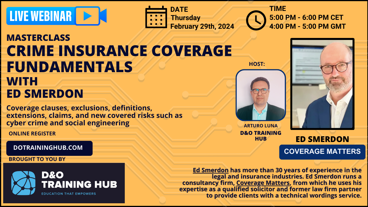 Crime Insurance Coverage Fundamentals Masterclass